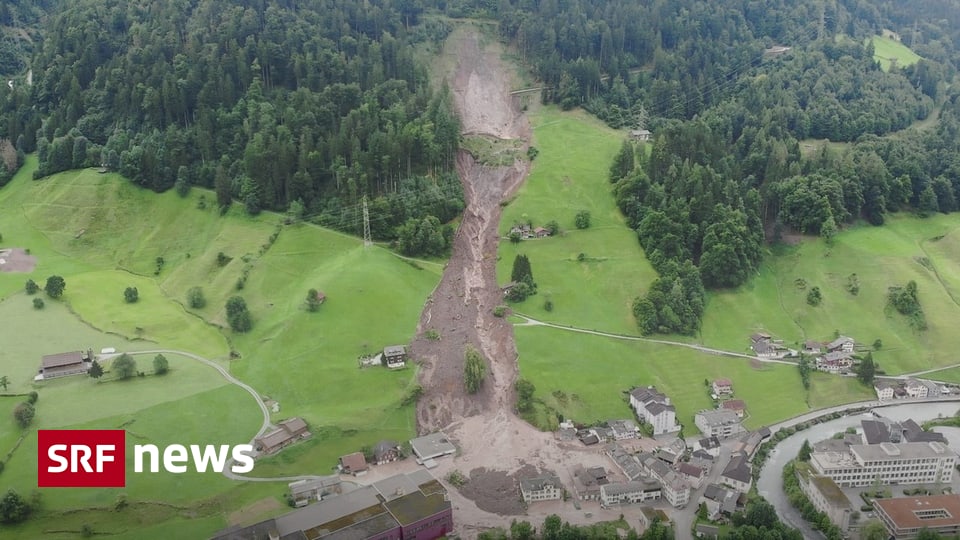 Nach dem Erdrutsch - Evakuierte von Schwanden: Wenig Hoffnung auf Rückkehr - News - SRF