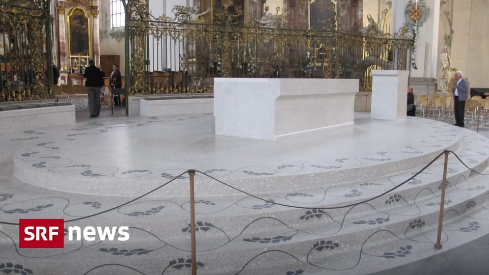 Ostschweiz - Neuer Altar in der St. Galler Klosterkirche eingeweiht ...