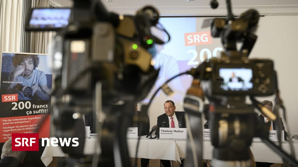 SRG-Initiative - Initiative zur Senkung der SRG-Gebühren ist zustande ...