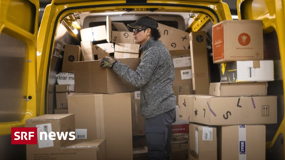 Preiserhöhung bei der Post: Pakete werden teurer - News - SRF