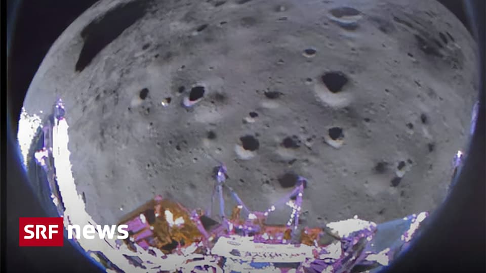 Mondmission Erfolg: Sonde «Odysseus» schickt Fotos vom Mond - News - SRF
