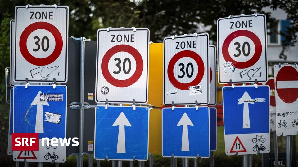 Tempo 30: Der Widerstand gegen die Temporeduktion nimmt zu - News - SRF