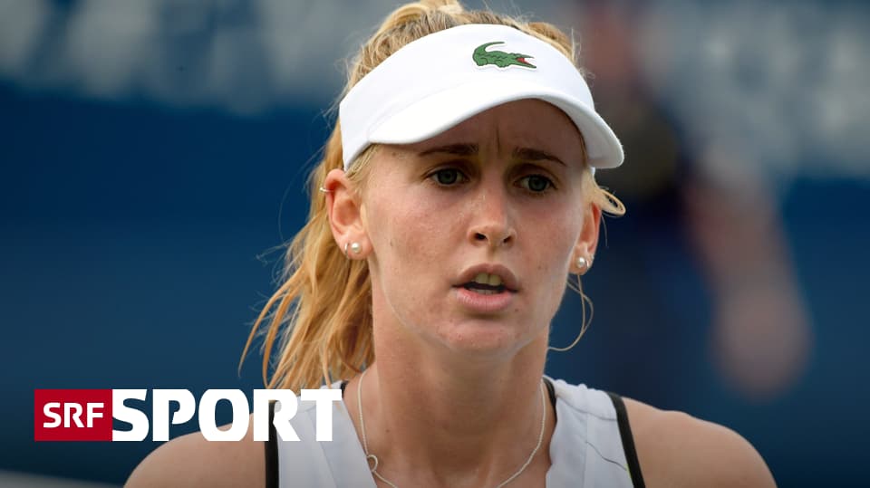 Beim WTA-Turnier in Linz - Bitteres Déjà-vu für Teichmann - Sport - SRF