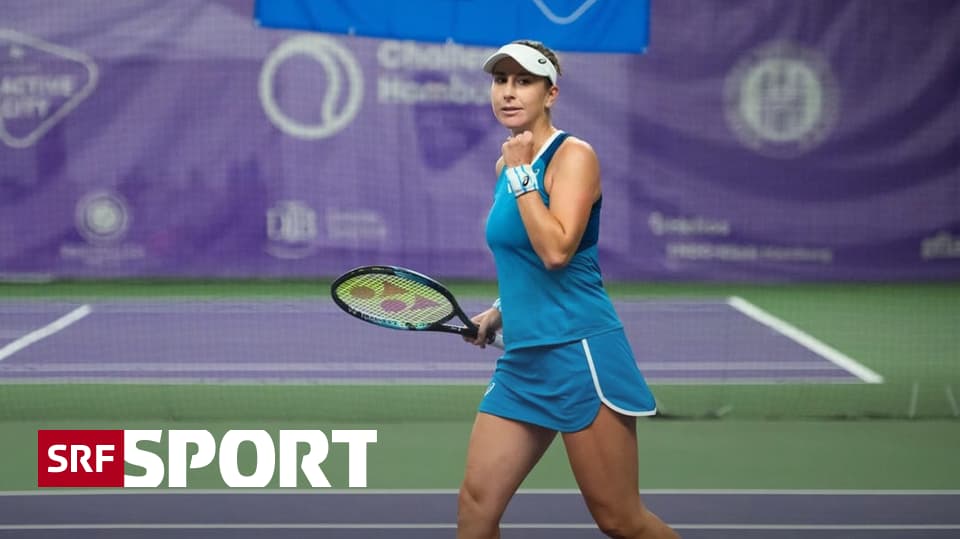 Bei ITF-Turnier in Hamburg - Bencic glückt die Rückkehr auf den Court - Sport - SRF