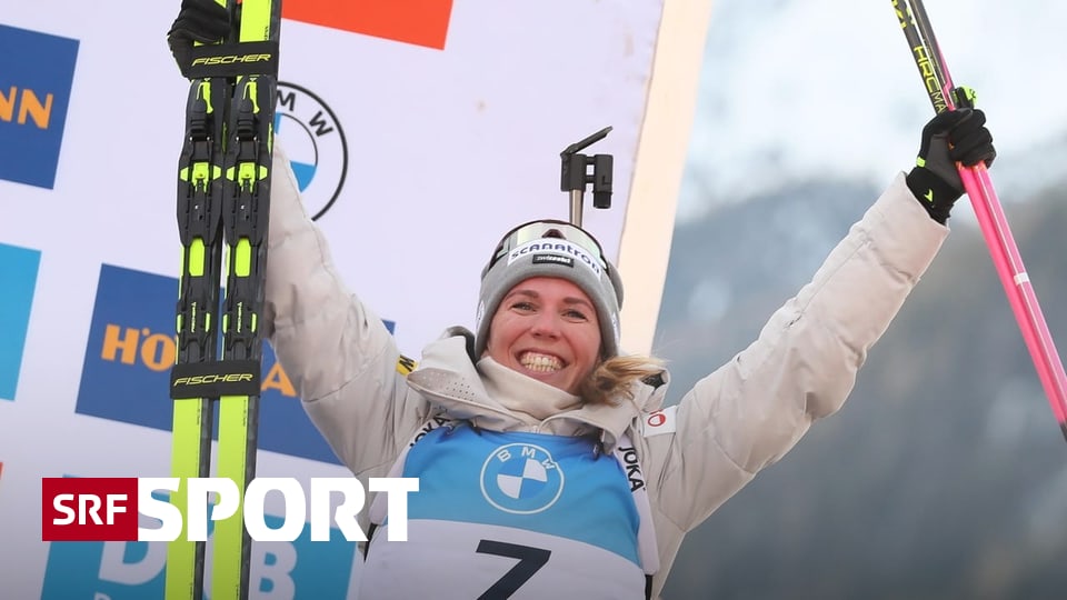 Biathlon-Weltcup in Antholz - Erneut brillant: Häcki-Gross läuft aufs Podest - Sport - SRF