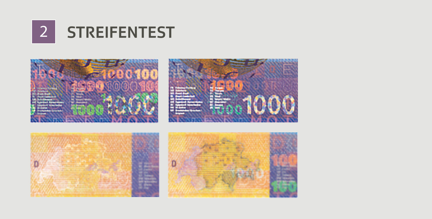 Neue 1000er-Note - Infografik: So erkennen Sie Fälschungen - News - SRF